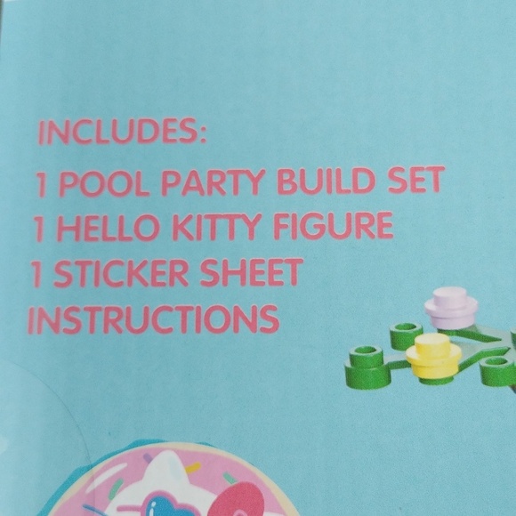 Sanrio | Toys | Hello Kitty Pool Party Building Bricks Set | Poshmark